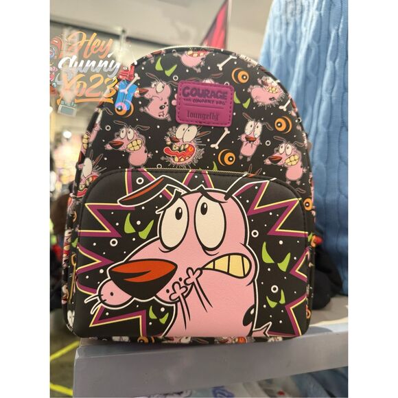 Loungefly | Bags | Loungefly Courage The Cowardly Dog Mini Backpack ...